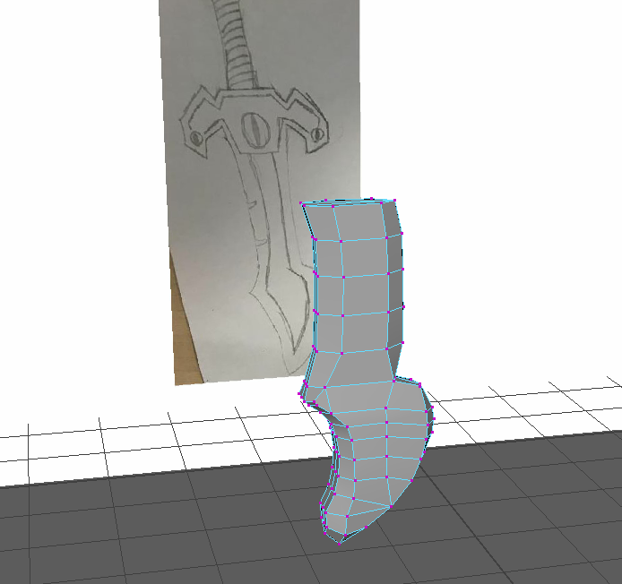 3D Modelling: Sword Blade – Daniel Porter