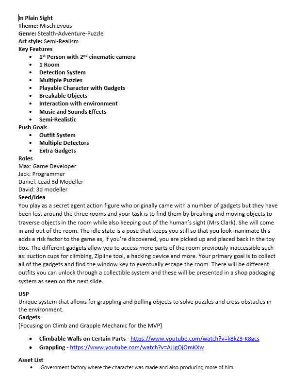 Synoptic Project – Daniel Porter